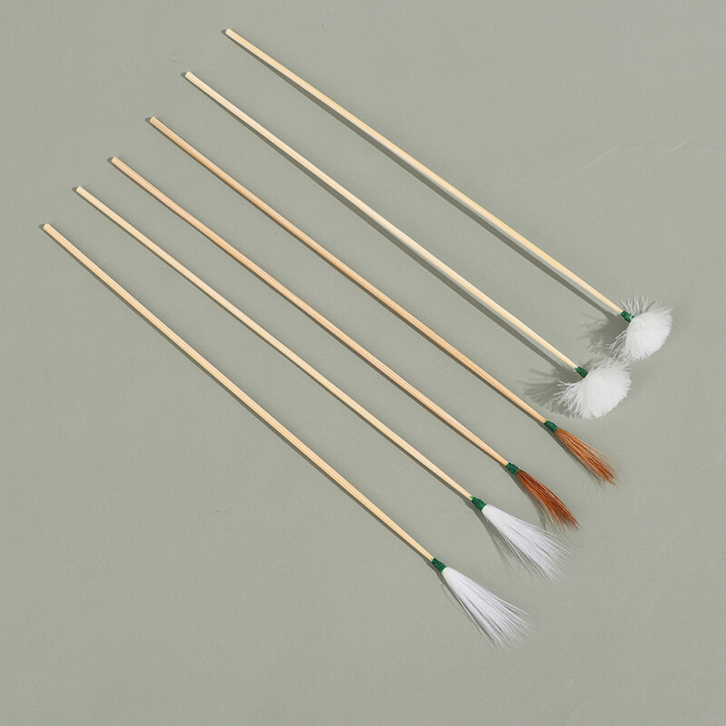 10Pcs Bamboo Feather Earpick Wax Remover Curette Ear Dig Spoon Cleaner ...