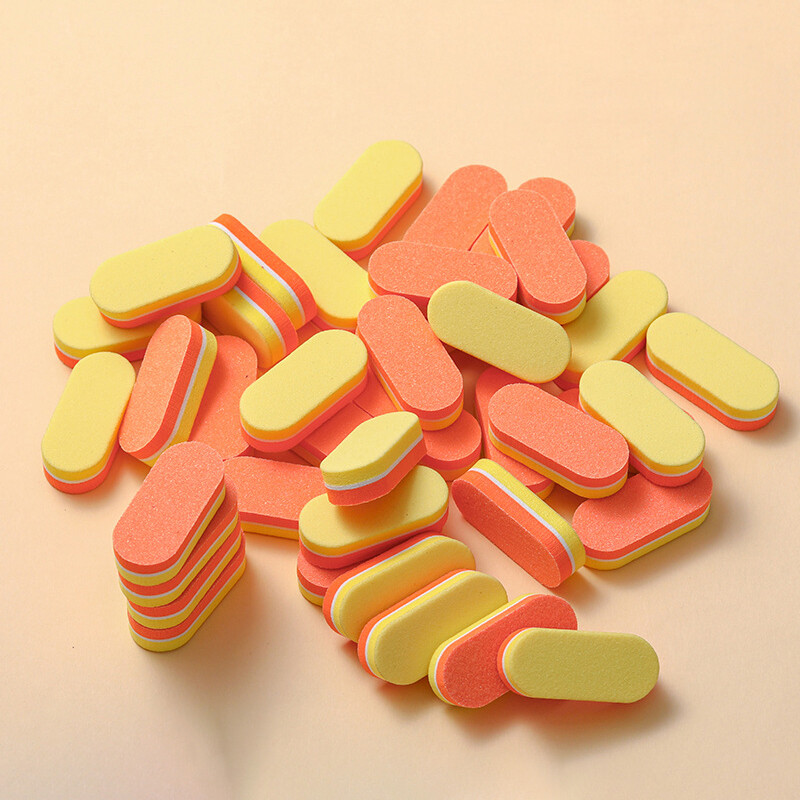 10 Pcs Nail Sanding Block Mini Manicure Care Files Polishing Double ...