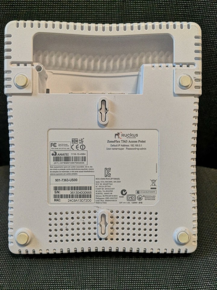 Ruckus 901-7363-US00 ZoneFlex 7363 Wireless Access Point | eBay