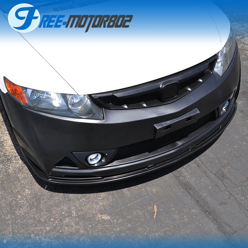Fits 06-11 Honda Civic 4Door Sedan MUG RR PP Front Bumper & ABS Lip ...