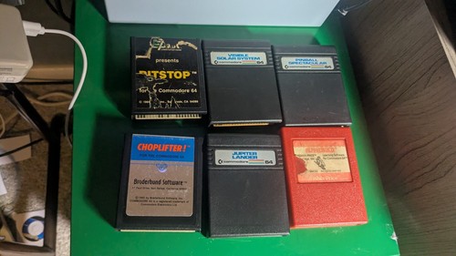 Commodore 64 C64 Cartridge Game Bundle Lot of 6 Tested Works | eBay