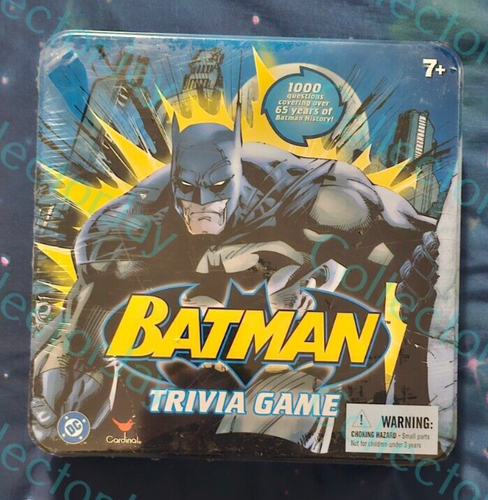 Batman Trivia Game 2005 Edition Tin Cardinal 1000 Questions *New ...