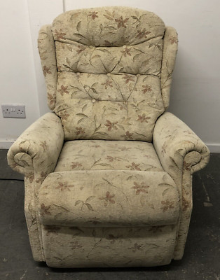 HSL Riser Recliner Armchair, Dual Motor Chair, Beige - DELIVERY OFFERED ...