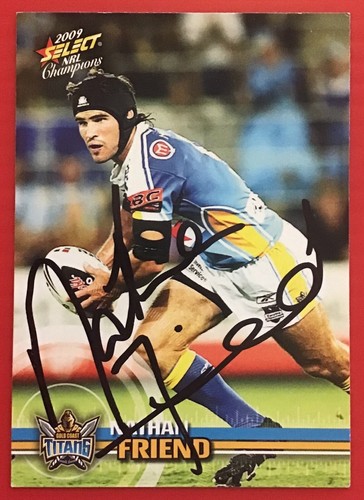 NATHAN FRIEND SIGNED 2009 SELECT TRADING CARD , D78 | eBay