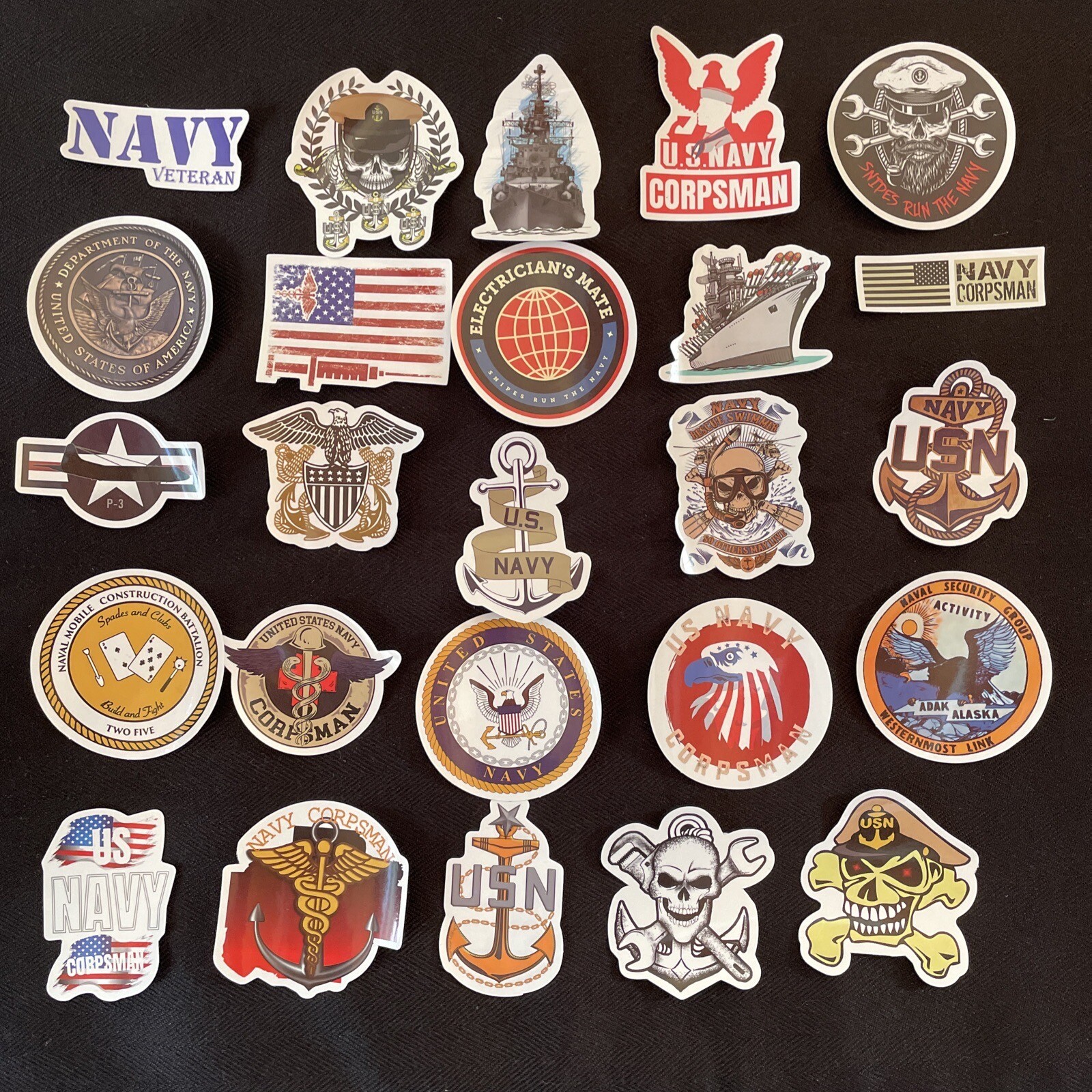 USN United States Navy U S Navy Stickers Lot of 25 | eBay