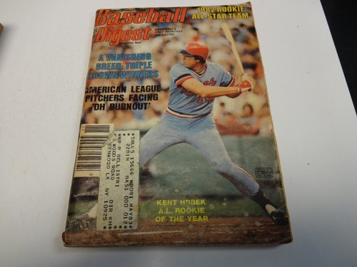 1982 Baseball Digest Kent Hrbek Cover November Rookie All-Star Team | eBay