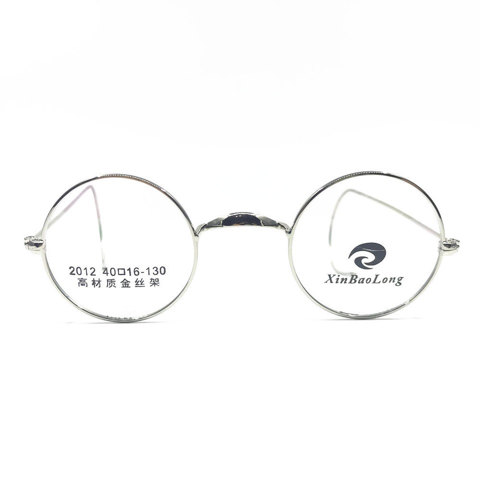 Vintage Round Antique Wire Rim Eyeglass Frames Flexible Full Rim ...