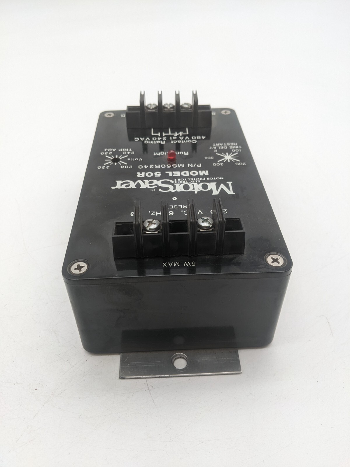 Motor Saver 50R MS50R240 Motor Protector 240V 60Hz 1-Phase LED Run ...