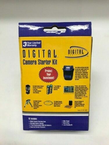Digital Concepts Camera Starter Kit DC-352 Fits Most Digital Cameras ...