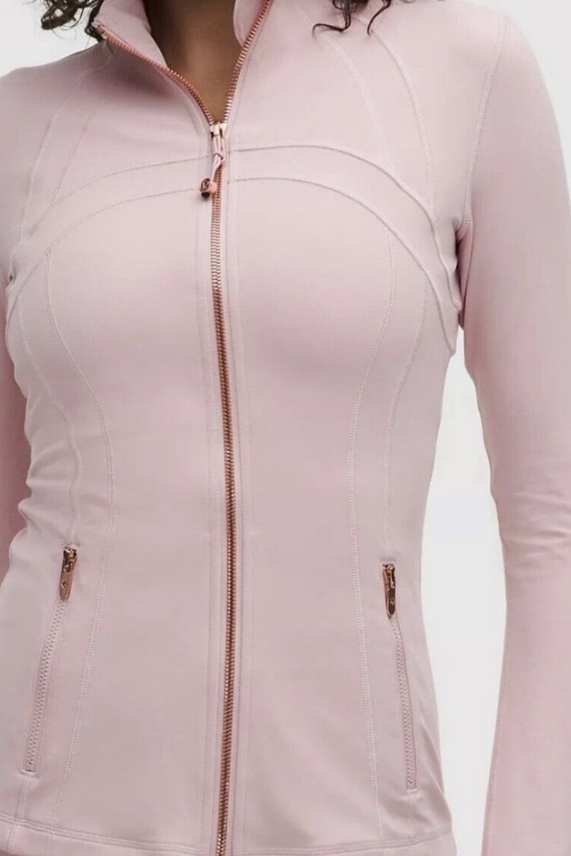 Lululemon Define Jacket * PINK HAZE/ Rose Gold Zipper RARE SOLD OUT SIZE 2 | eBay