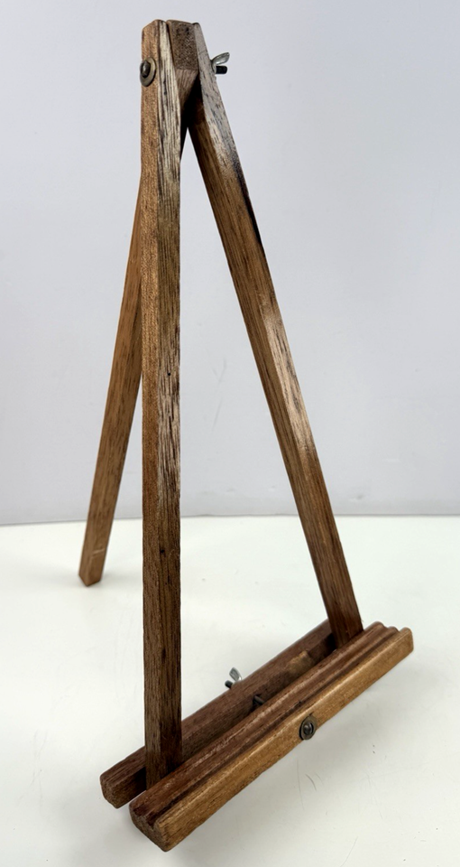 Vintage Easel Wood Table Top Display Stand Art Stand Hong Kong | eBay