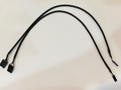 2 EMG 5-Pin Passive HZ Pickup Cables Quick Connect Solderless 15 In H1 ...