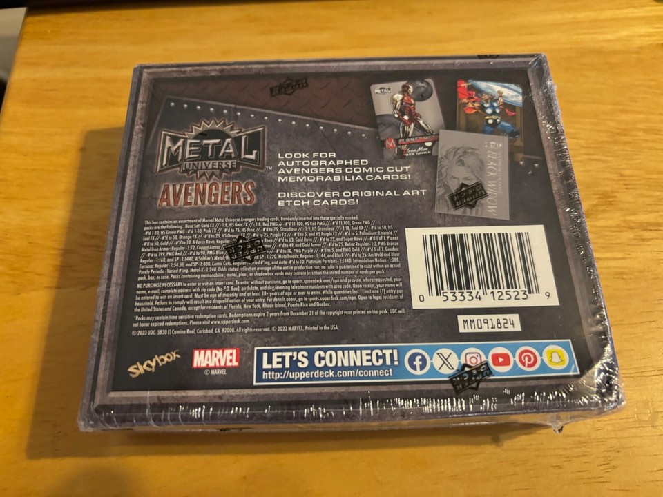 2024 Marvel Metal Avengers Factory Sealed Hobby Box Nice Hot ! | eBay