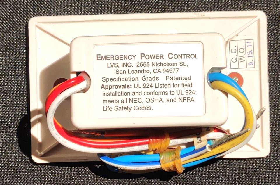 LVS Emergency Power Control EPC-277V | eBay