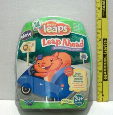 LEAP FROG LITTLE LEAPS LEAP AHEAD BABY TODDLER 24 MONTHS FACTORY SEALED ...