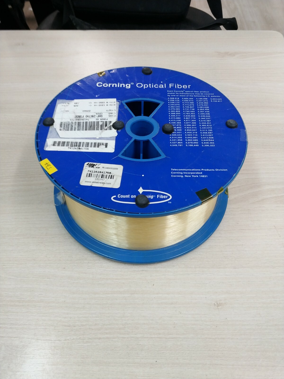 20km spool Corning SMF-28 (TM) Optical Fiber cpc6 coated tested | eBay