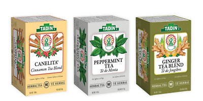 3 PACK CANELITA, PEPPERMINT & GINGER TADIN TEA BLEND | eBay
