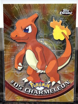 Charmeleon Spectra Chrome Topps #5 TV Animation Pokemon Card 2000 | eBay