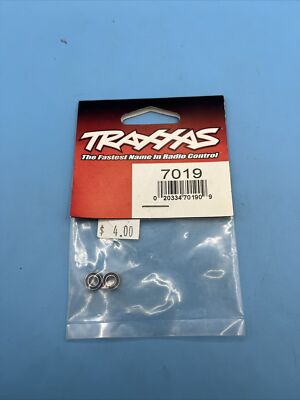 Traxxas 7019 Ball Bearings, Blue Rubber Sealed, 4x8x3mm (2) 1/16 E-REVO ...
