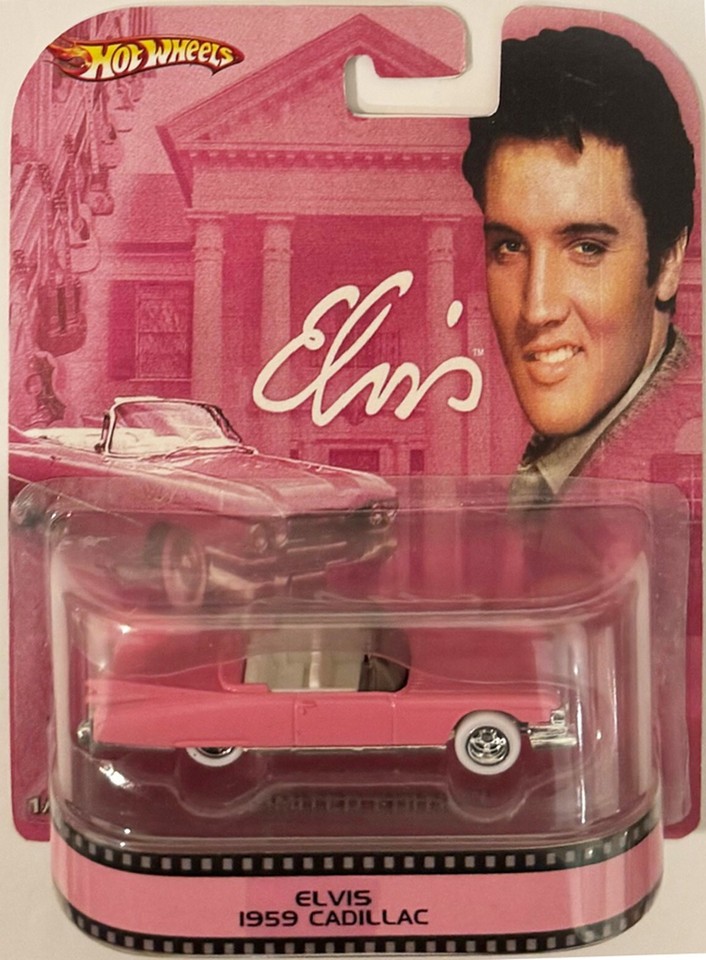 Pink '59 CADILLAC Custom Hot Wheels Retro "Elvis Presley" Series w/Real ...