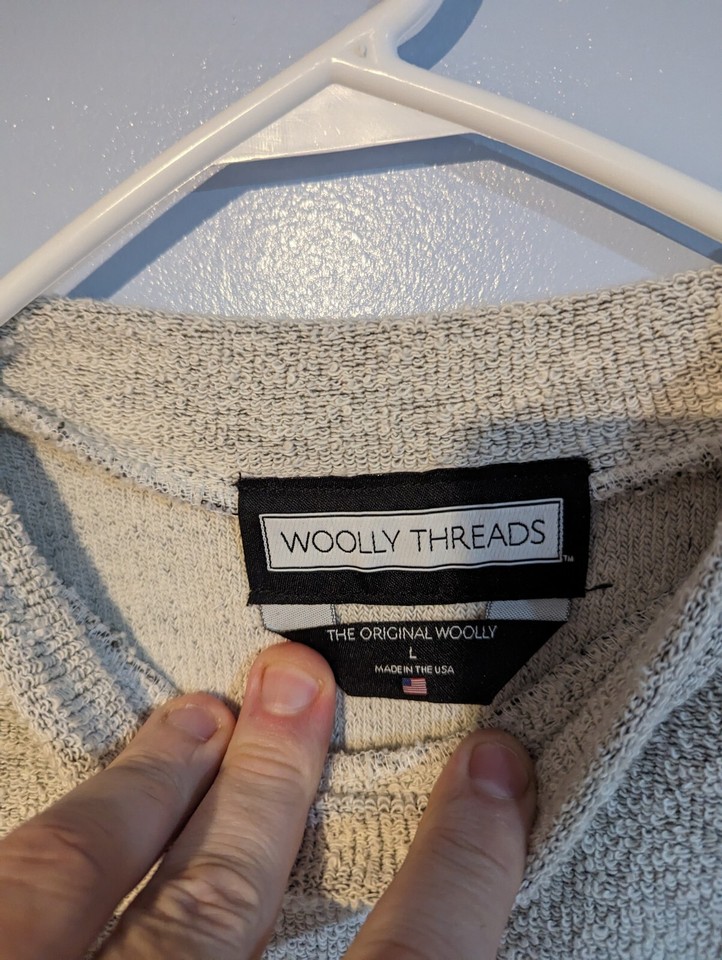 The Original Woolly Threads WSU Washington State Cougars Crewneck Large ...