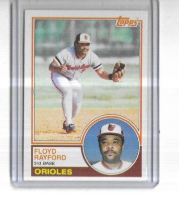 1983 Topps #192 Floyd Rayford Baltimore Orioles | eBay