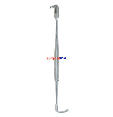 Senn Retractor 6.3" Double End with 3-Prongs Blunt Surgical Dental ...