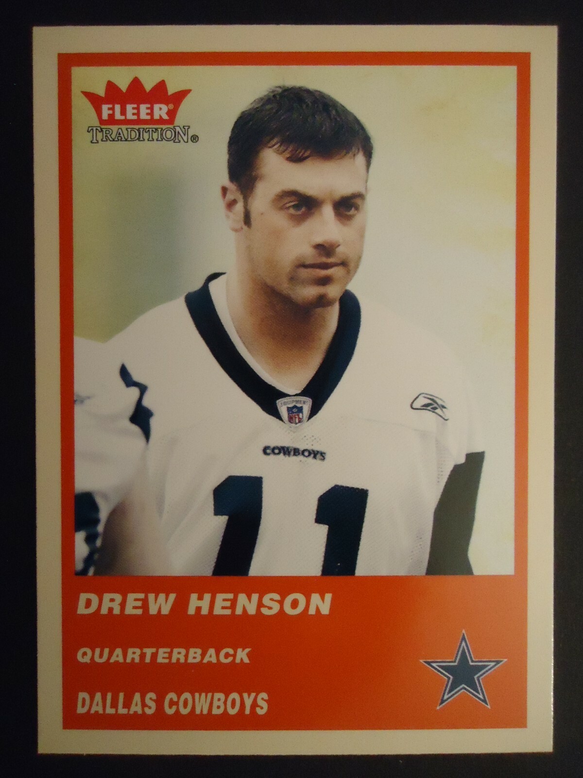 NFL 336 Drew Henson Quarterback Dallas Cowboys # Fleer Tradition 2004 ...