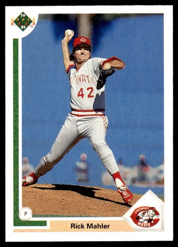 1991 Upper Deck #613 Rick Mahler Cincinnati Reds | eBay