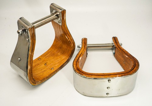 Western Stirrup| Bell Stirrup| Wooden Stirrup| Stainless Steel Cover ...