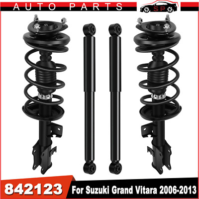 Front & Rear Complete Shocks Struts Absorber For 2006-2013 Suzuki Grand ...