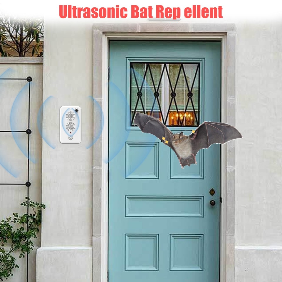 Ultrasonic Bat Repellent Deterrent Devices Electronic Plug In Bat ...