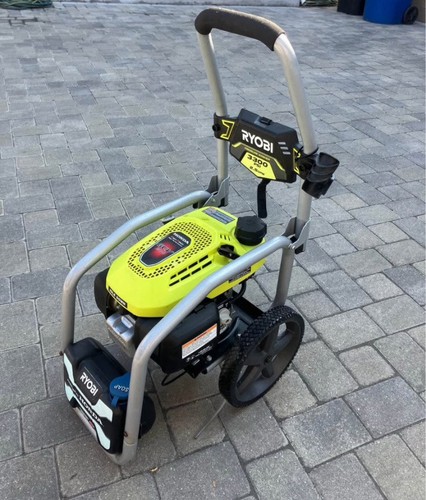 Ryobi RY803325 Cold Water Gas Pressure Washer 3300PSI 2.5GPM Honda ...