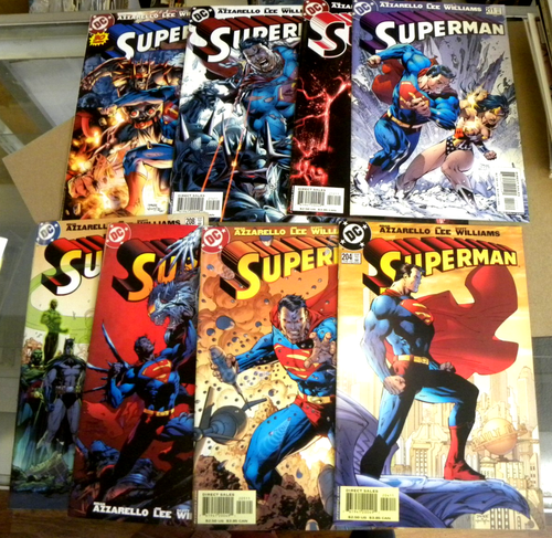 DC 2004 8 issues SUPERMAN 204 205 206 208 211 212 214 215 NM gb Jim Lee | eBay