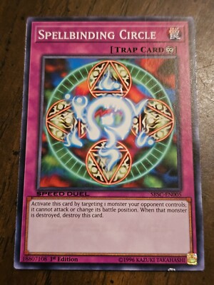 SPELLBINDING CIRCLE SBSC-EN005 Common 1st Edition Yugioh | eBay