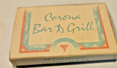 Corona Bar & Grill Matchbook Memorabilia | eBay
