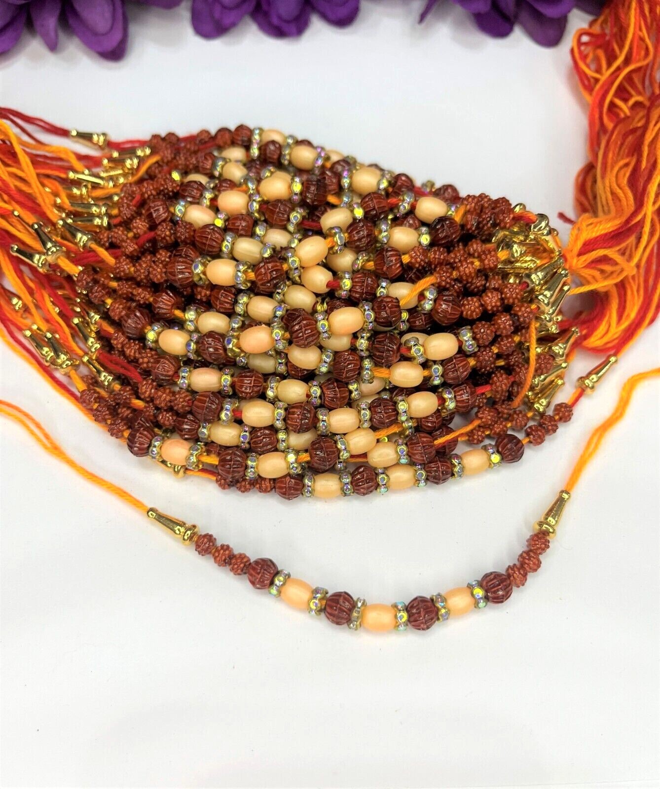 Set of 4 Rakhi for Hindu Festival Raksha Bandhan Dora Rakhadi Rakhee ...