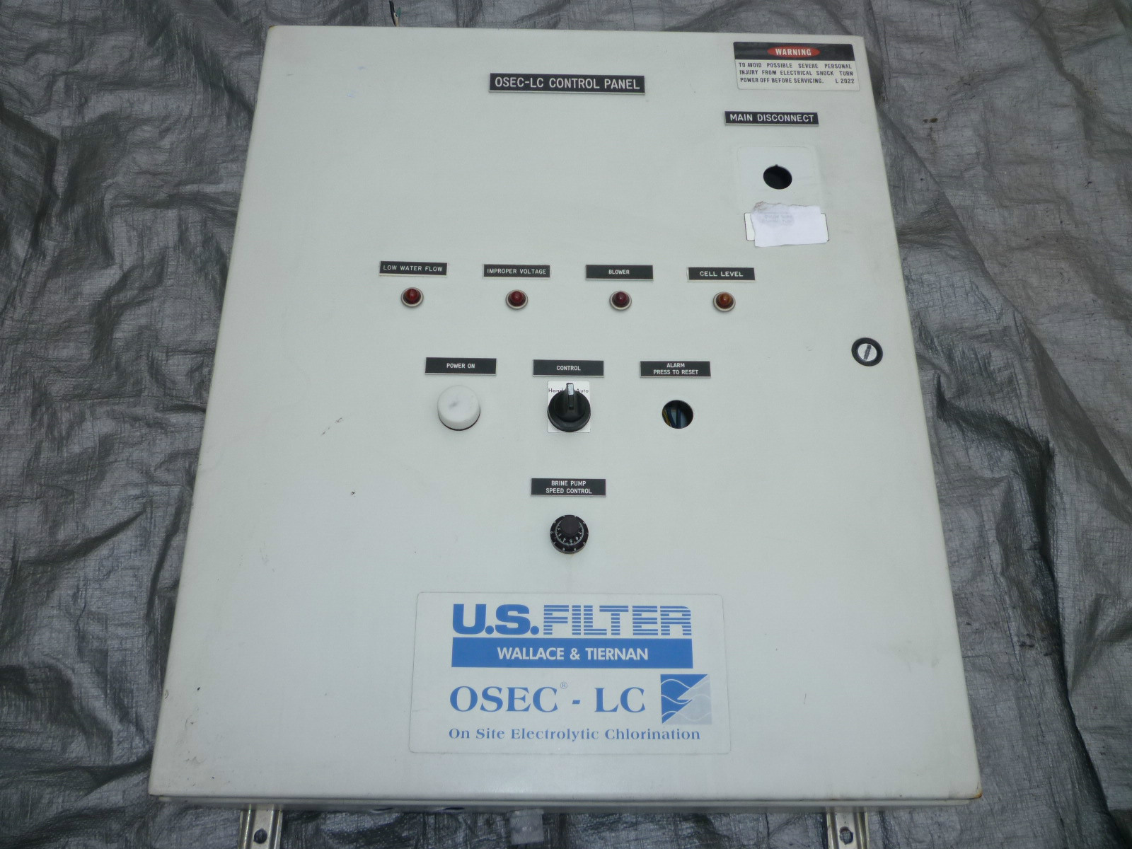 OSEC-LC ELETROLYTIC CHLORINATION CONTROL PANEL | eBay