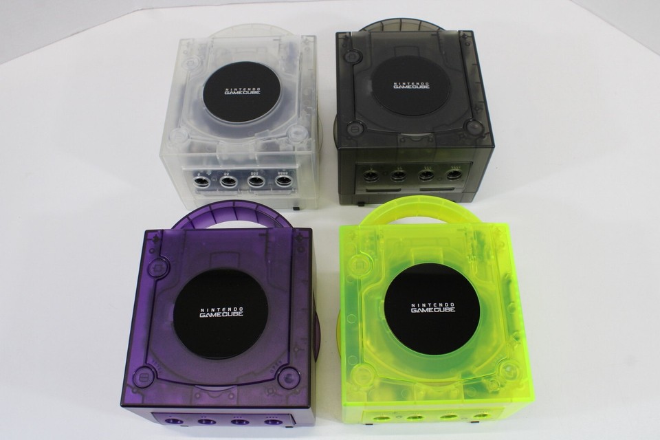 Nintendo GameCube Clear Transparent Console Region Switch NTSC-U/C & J ...