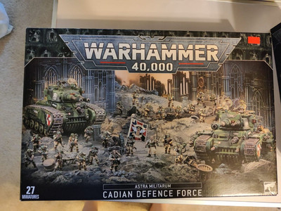 Games Workshop Warhammer 40k Astra Militarum: Cadian Defence Force ...