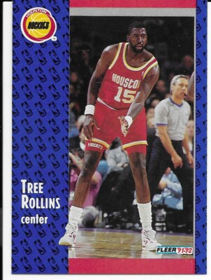 91-92 Fleer Basketball #291 Tree Rollins Houston Rockets | eBay