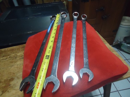 Mac-Tools 4 Piece SAE Extra Long, Open End Box 6 Point Chrome WRENCH ...