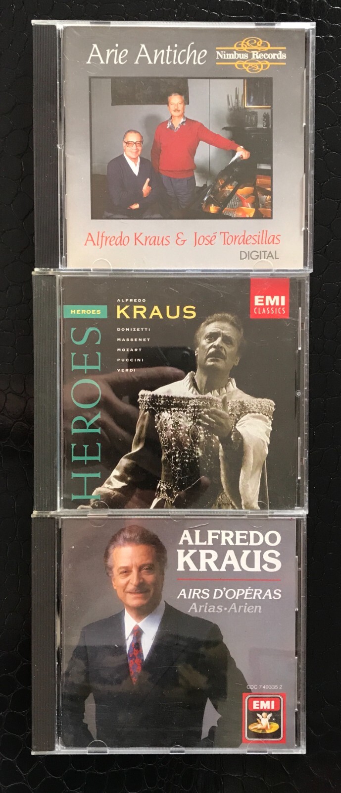 Alfredo Kraus Airs d'Opéras & OPERA HEROES & With José Tordesillas Arie ...