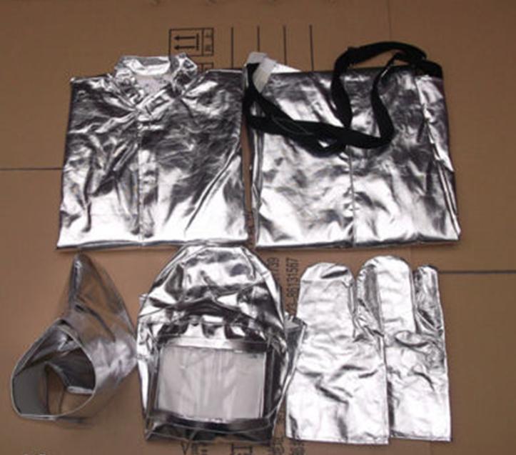 Thermal Radiation 1000 Degree Heat Resistant Aluminized Suit Fireproof ...
