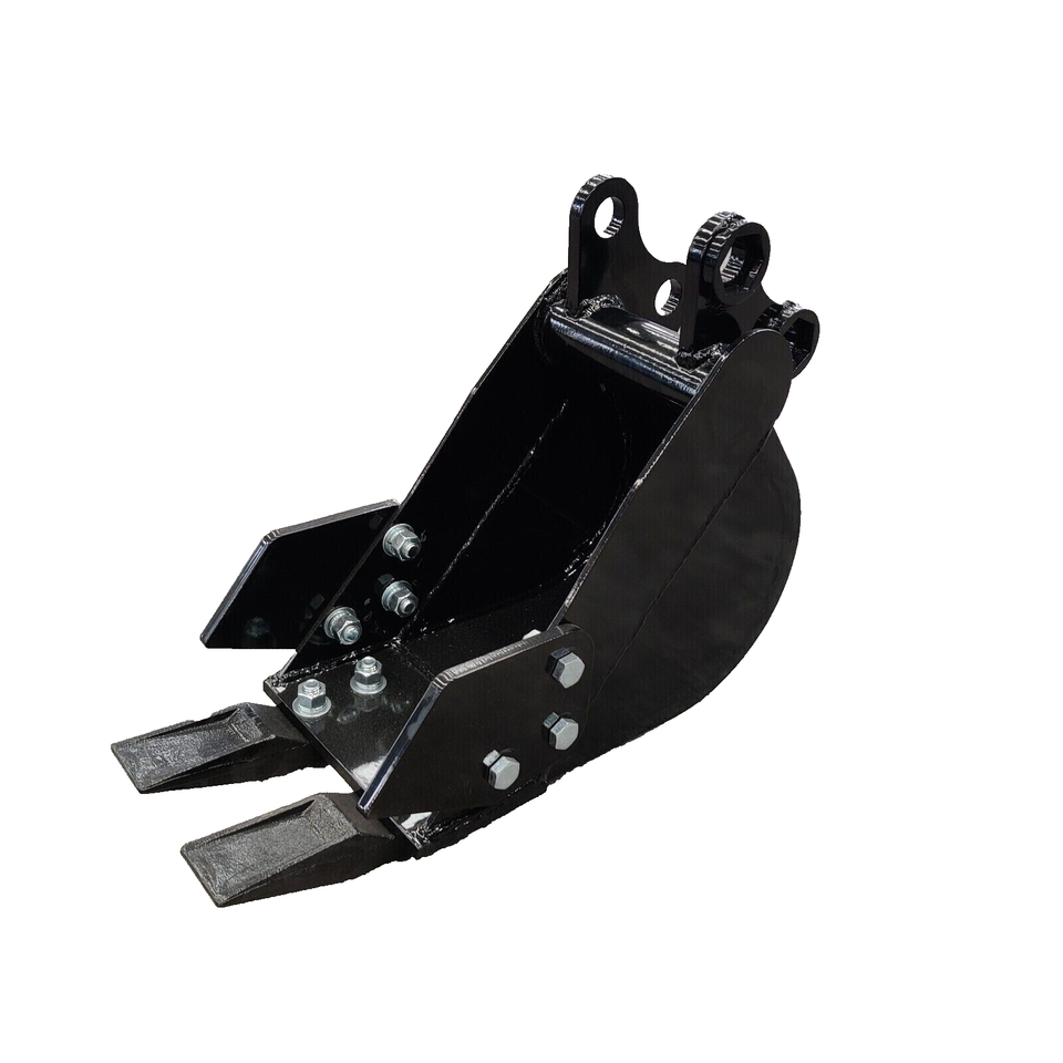 NEW Mini Excavator 200mm Narrow Bucket Attachment 7.87' Teeth Trenching ...