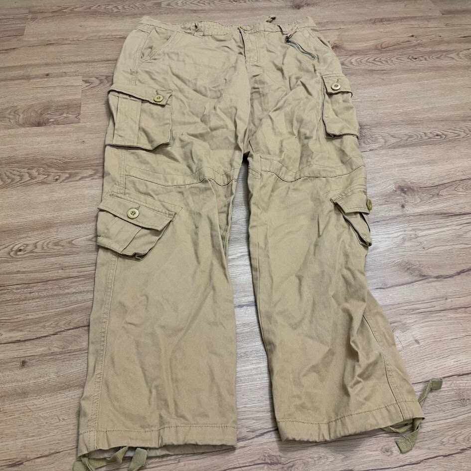 US Army Pants Khaki Tan Cargo Paratrooper Pants Size … - Gem
