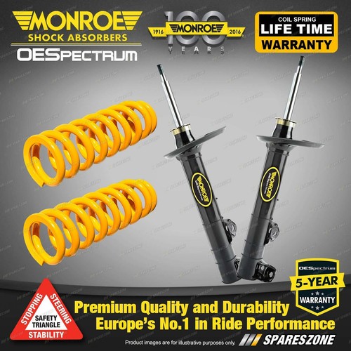 Front Raised Monroe Shock Absorbers King Spring for HOLDEN COMMODORE VE ...