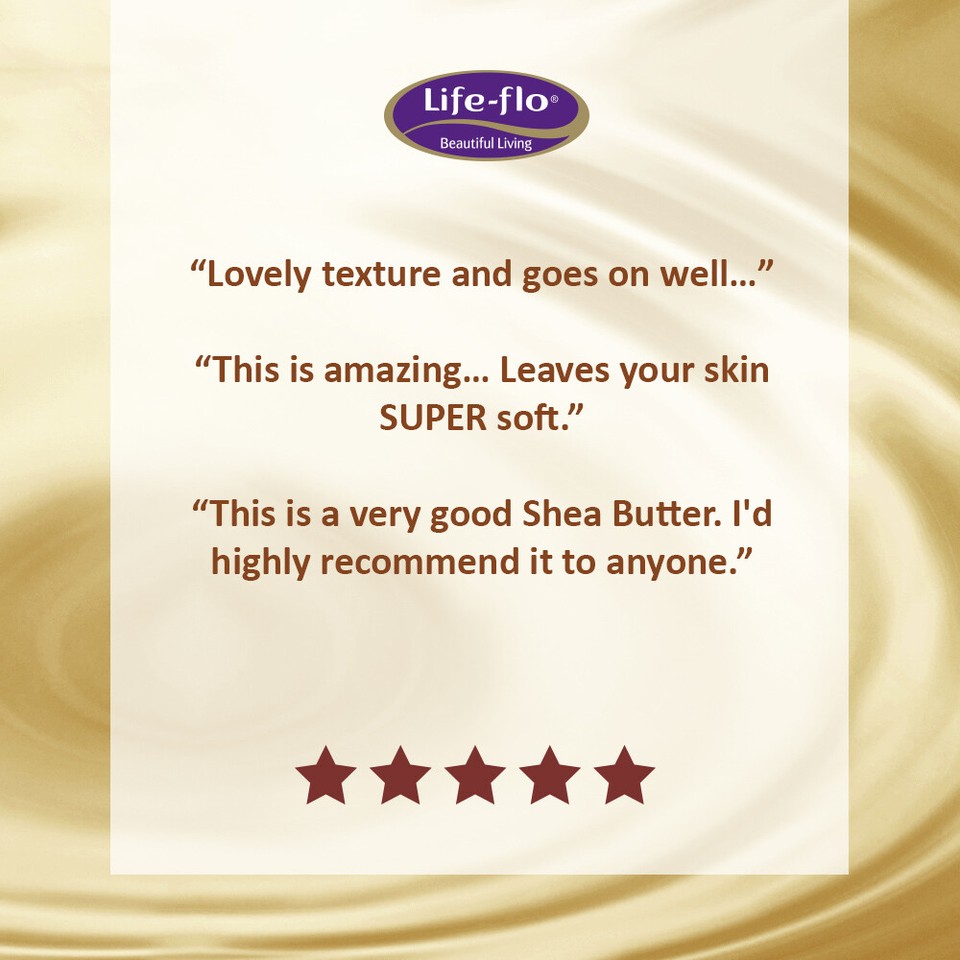 Life-flo Pure Organic Shea Butter, Unrefined | 9oz | eBay