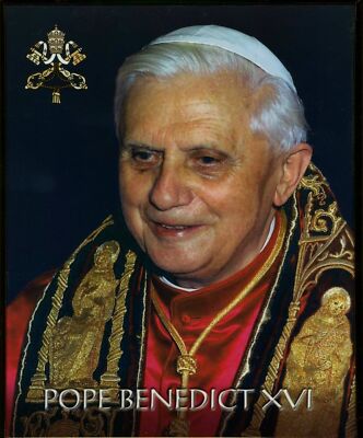 RIP - Catholic print picture - POPE BENEDICT XVI - 8" x 10" ready to be ...