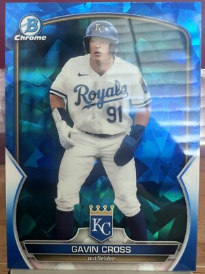 2023 Bowman Chrome Sapphire Gavin Cross BCP-109 Kansas City Royals | eBay